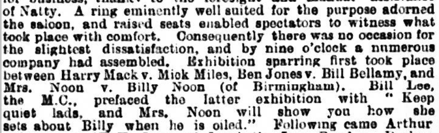 How far can the lady go without unsexing herself? Billy Noon V the ...