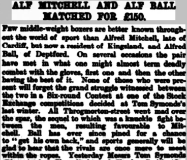 Boxing Before The Bioscope – Travelling Showman Alf Ball’s Early Years ...